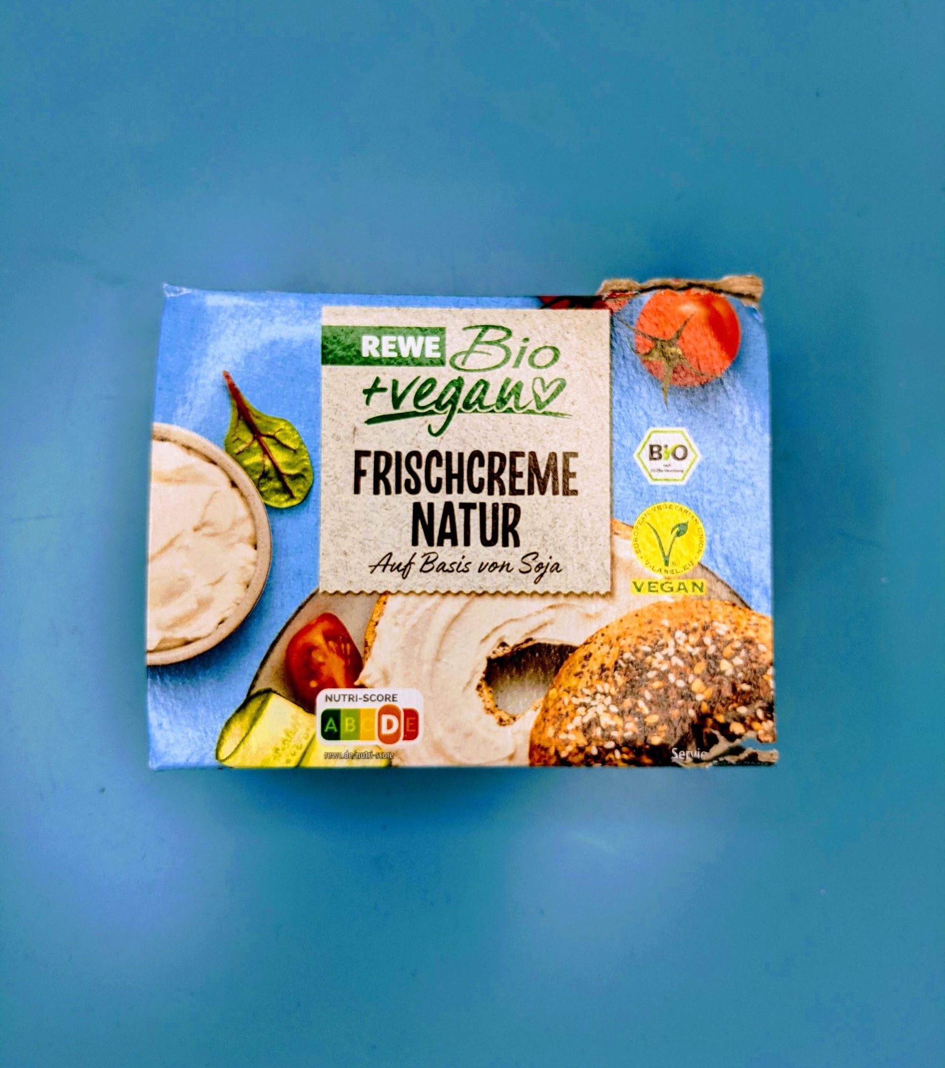 Frischcreme Natur von REWE: Guter Frischkäse in vegan?