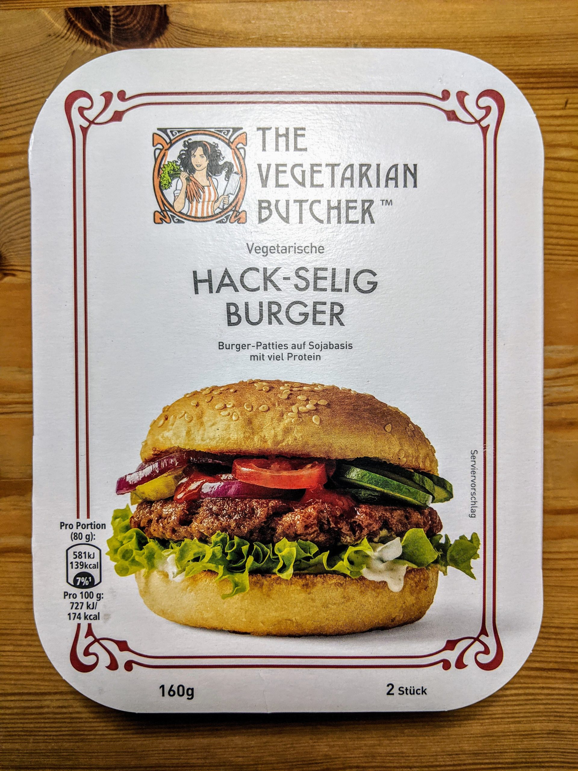 The Vegetarian Butcher: Hack-Selig-Burger (vegetarisch)